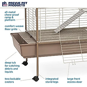 Prevue Pet Products Small Animal Cage with Stand Coco & White 425