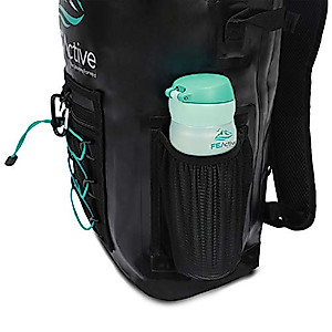 FE Active Dry Bag Waterproof Backpack - 20L Eco Friendly Hiking Backpack. Ideal for Camping Accessories & Fishing Gear. Great Travel Bag, Beach Bag for Kayak & Boating | Designed in California, USA
