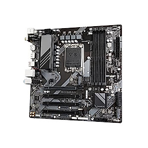 GIGABYTE B760M C (LGA 1700/ Intel/ B760/ Micro ATX/ DDR5/ M.2/ PCIe 4.0/ USB 3.2 Gen 2 Type-C/Realtek Wi-Fi 1GbE LAN/Q-Flash Plus/PCIe EZ-Latch/Motherboard)