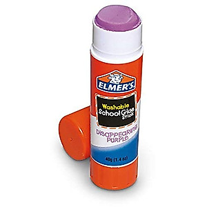 Elmers E579 Jumbo Disappearing Purple School Glue Stick, 1.4 Ounce, 3 Packs of 3 Sticks, 9 Sticks Total
