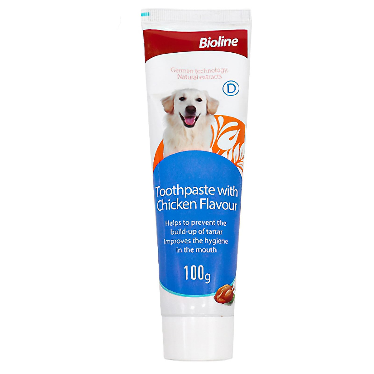 MIELIKKI Pets Dental Toothpaste, Toothpaste for Cats & Dogs, Cleans Teeth, Fights Bad Breath, Promotes Strong Teeth, 100g, Chicken Flavor