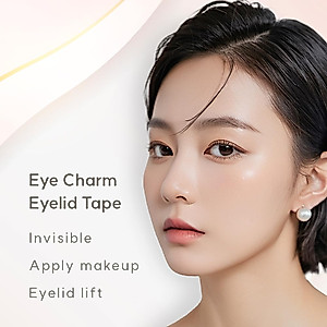 Korean Eye Charm Double Eyelid Tape Hooded Eye Lift – Droopy Eyelid Lifter Eye Lid Strips for Hooded Eyes (Double Sided 3mm 176p)