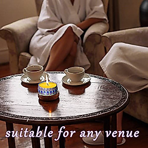 Women's Gift Scented Candles Home Set: Aromatherapy Candles Portable Candle Gift Set - Set of 6 | Made of 100% Soy Wax - Rose Sage Jasmine Citronella Lavender Lemon Scent