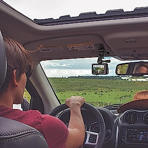 SUREWO Car Sun Visor Mount, Quick Clip Sun Visor Mount with Universal Ball J Hook Compatible with GoPro Hero 12 11 10 9 8 7 6 5 Black,DJI Osmo Action 3,AKASO and More