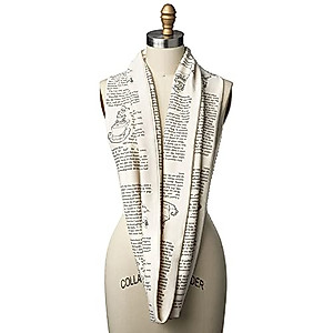 Alice in Wonderland Book Scarf