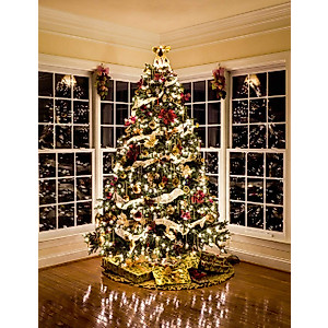 Twinkle Star 200 LED 66 FT Copper String Lights Fairy String Lights 8 Modes LED String Lights USB Powered with Remote Control for Christmas Tree Wedding Party Home Decoration, Warm White