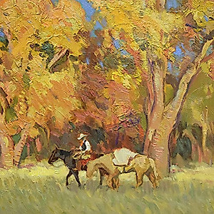 Traveler by Francis Livingston, Original Oil on Panel, 16" x 20"