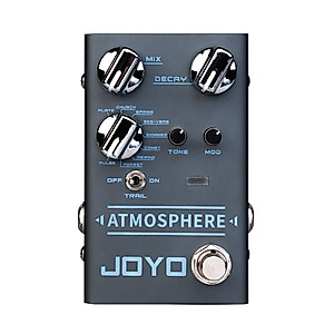 JOYO R-14 Atmosphere Reverb Pedal Bundle with DC 9V Pedal Power Supply (800mA -1A) AC Adapter