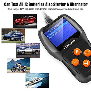 KW600 Battery Tester + KW850 OBD2 Scanner
