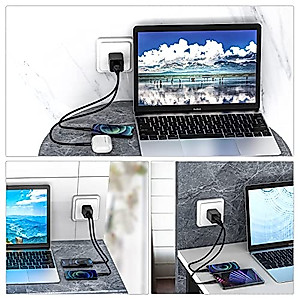 [Apple MFi Certified] Short iPhone Charging Cable(3Pack 8 Inch),USB to Lightning Charger Cord for Apple,Nylon Braided Fast Charging Data Syncing Cable for iPhone 14/13/12/11/XS/XR/X/8/7/6/iPad/Airpods