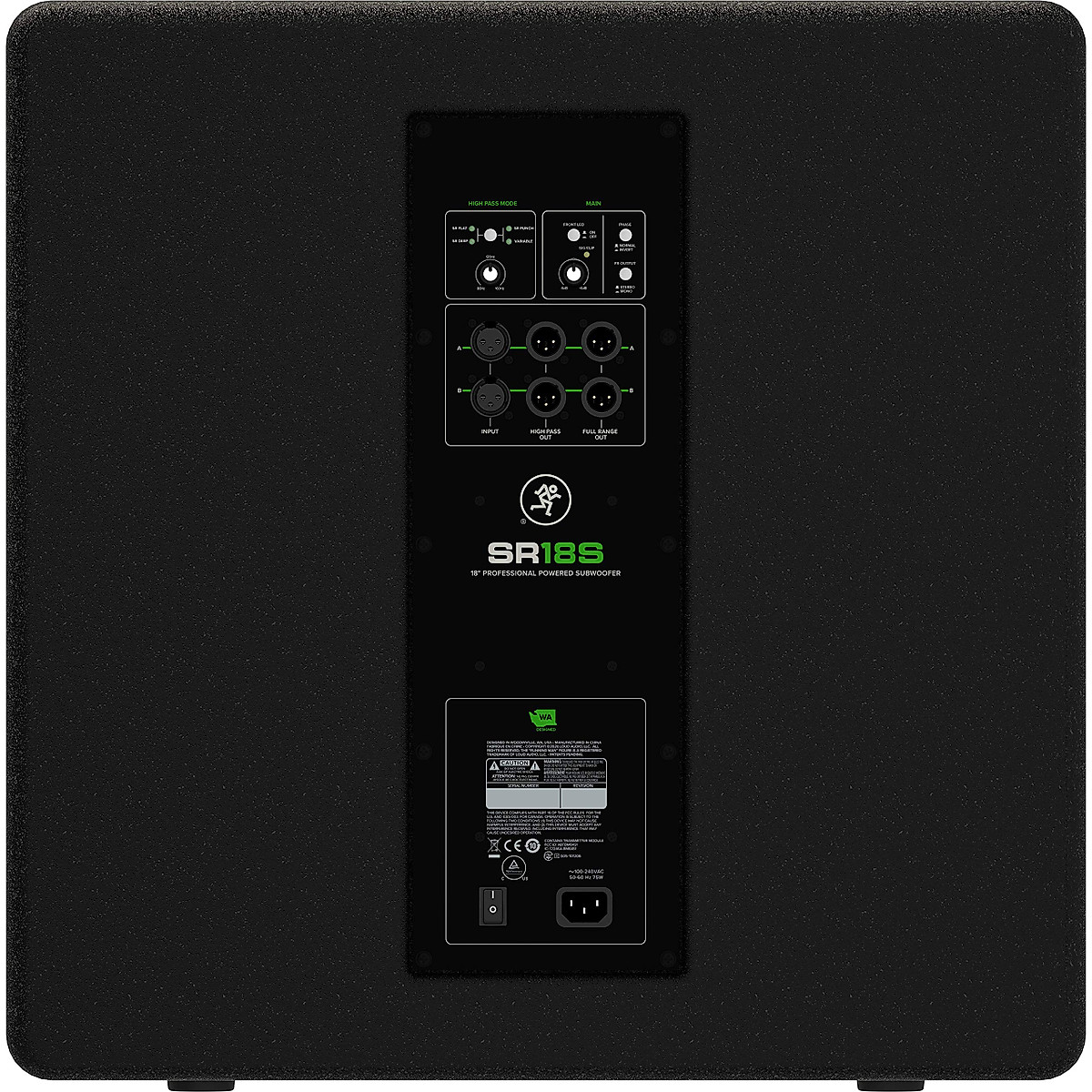 Mackie SR18S 18-inch 1600-watt Professional Powered Subwoofer