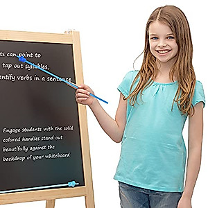 20pcs Mini Hand Pointers Resin Presentation Pointers Handheld Teachers Pointers Teaching Pointers Sticks Classroom Finger Pointer for Elementary School & Kindergarten Teacher