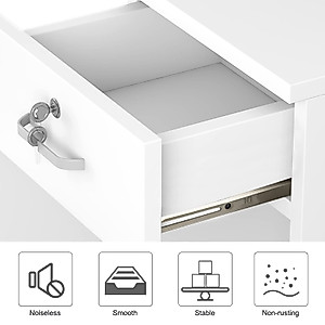 Paddie Wall Mount Barber Station Hair Stylist Salon Equipment Set Beauty Spa Furniture with Shelves/Lockable Drawers/Storage Cabinet (White2)