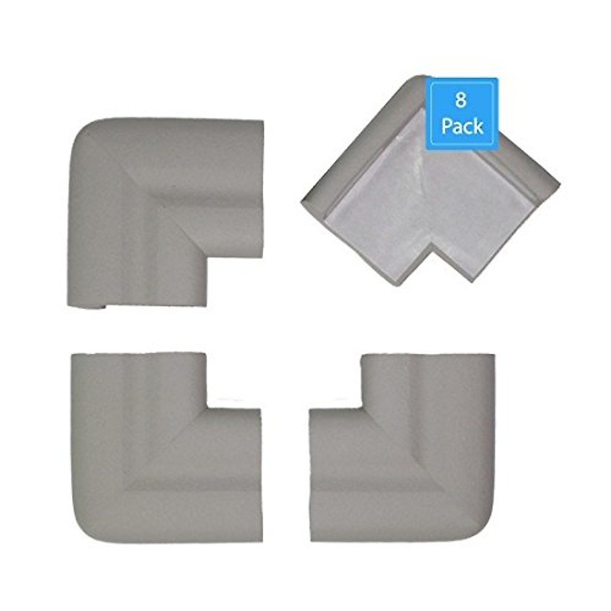 Kidkusion Jumbo Corner Kushions, Taupe