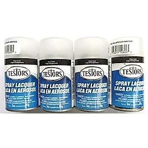 4 Pack of the Testors Dullcote Spray Lacquer 3oz