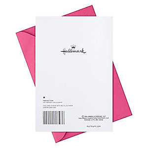 Hallmark Baby Shower Card for Baby Girl (Pink Elephant)