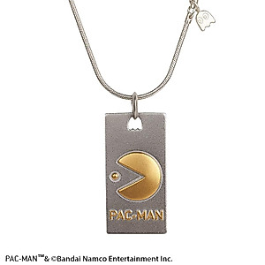 Starforged Pac Man Sterling Silver Gold Plated Video game hip hop Necklace Rapper Pendant