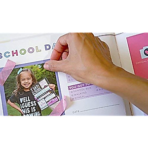 Bobee Hello Baby Memory Book, a journal scrapbook for girls milestones and memories first 5 years