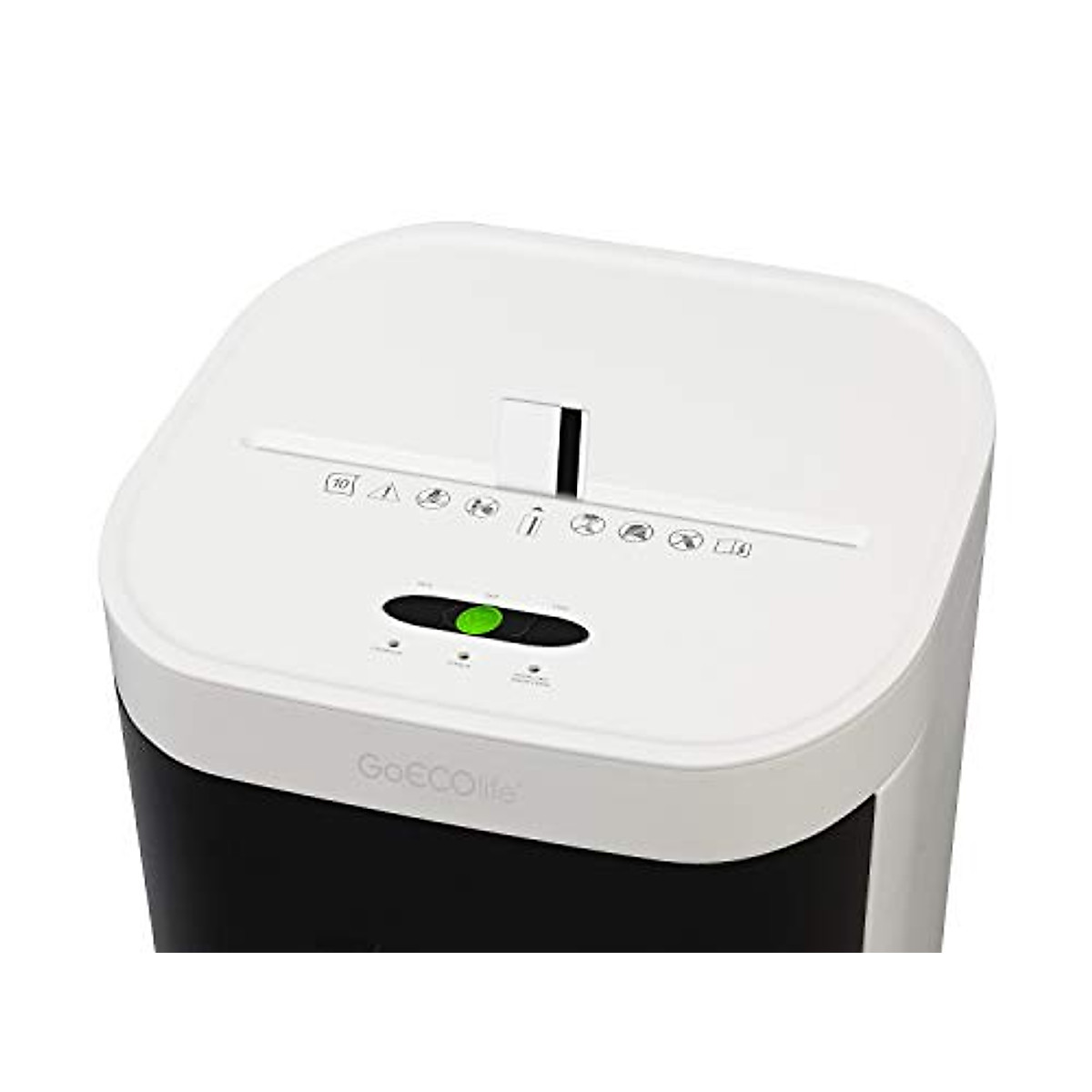 GoECOlife GMW103P Limited Edition 10-Sheet Limited Edition High Security Microcut Paper Shredder - White DIN Level P-4
