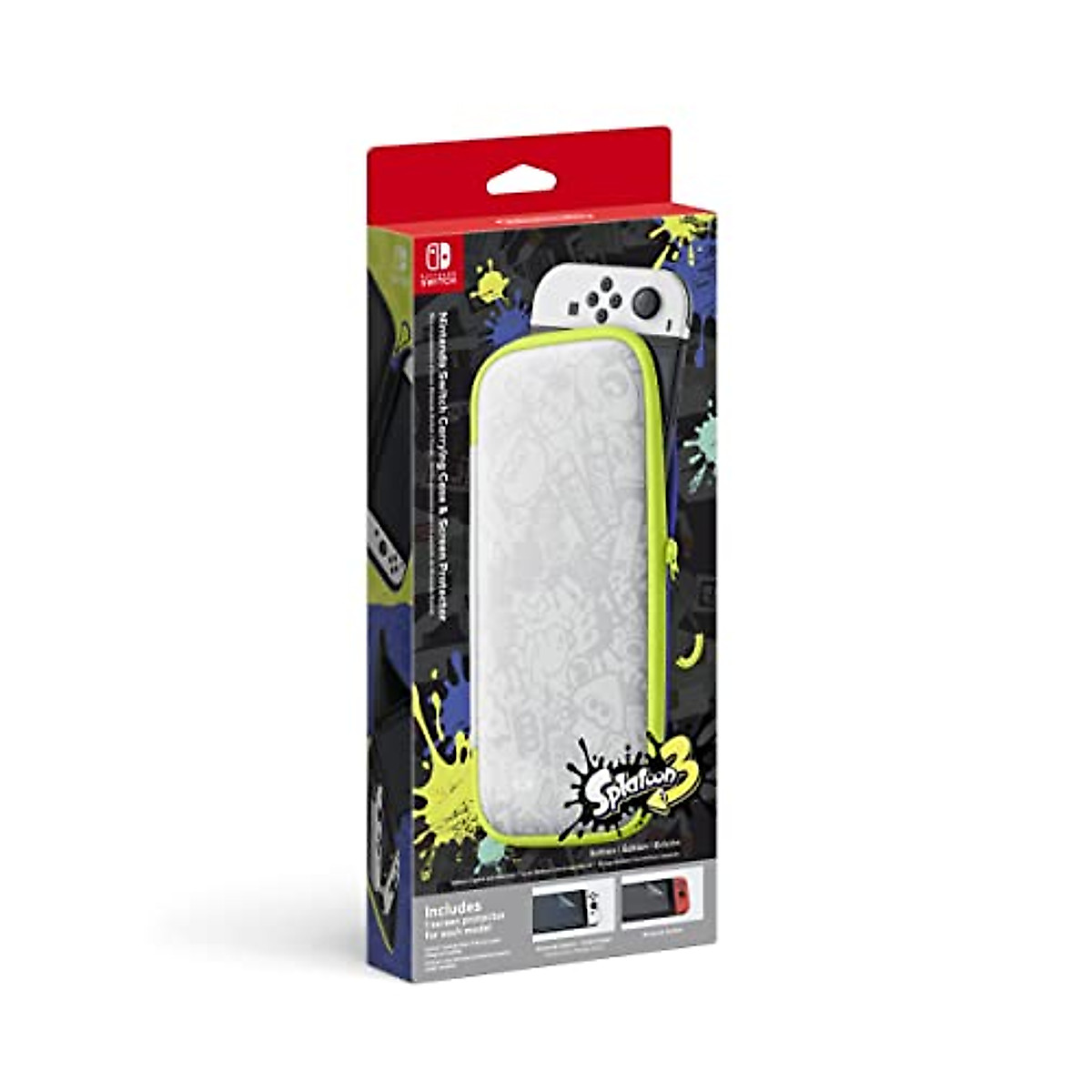 Nintendo Switch™ Carrying Case & Screen Protector Splatoon™ 3 Edition