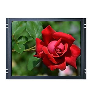 iChawk 17" inch Display 1280x1024 4:3 RCA BNC HDMI-in VGA Metal Shell Embedded Open Frame Wall-Mounted Built-in Speaker Remote Control PC Monitor LCD Screen USB Port U-Disk Video Player, K170MN-59