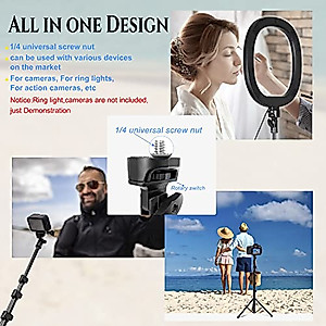 Phone Tripod Stand Selfie Stick 64 Inch Aluminum Alloy with Wireless Remote Video Record/Photography/Live Streaming Compatible with iPhone 14 13 12 11 pro Xs Max Xr X 8 7 6 Plus, Android Samsung