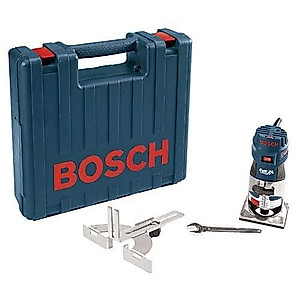 Bosch PR20EVSK-RT Colt Palm Grip 5.7 Amp 1-Horsepower Fixed Base Variable Speed Router with Edge Guide (Renewed)