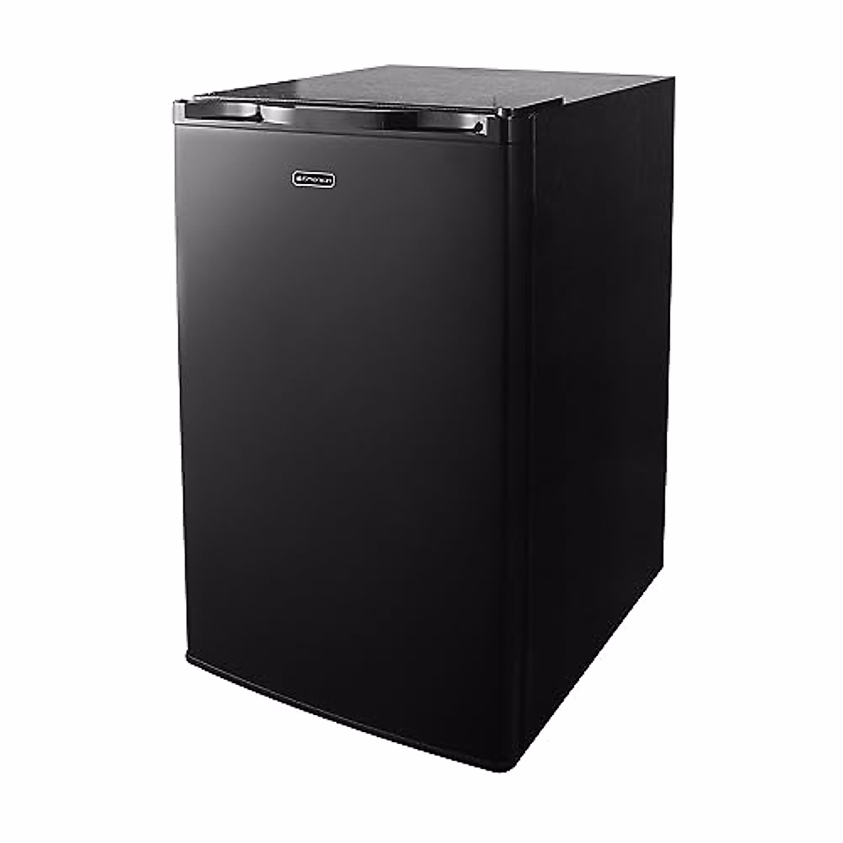Emerson 3.2 Cu. Ft. Compact Single Door Refrigerator: Ample Storage, Customized Temperature Control, Separate Chiller Compartment and Reversible Door Design, CR0032B, Black
