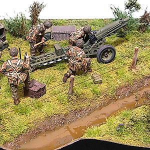 100 Pcs Static Grass Tuft Model Grass Tufts Railway Artificial Grass Miniature War Gaming Terrain DIY Model Railroad Scenery War Gaming Scenery (Green)