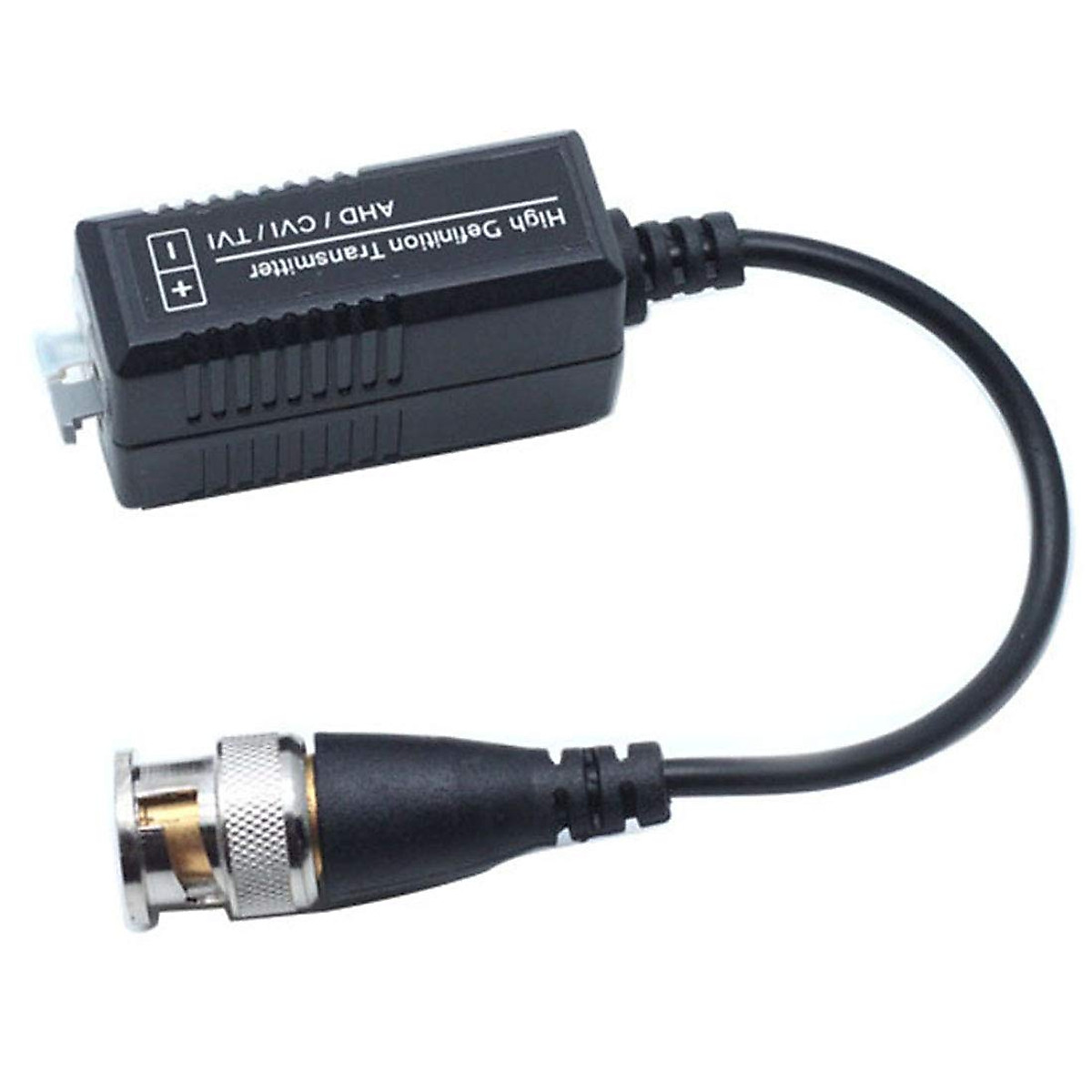 Sscon 4pcs High Definition Passive Video Transmitter for Camera System Male BNC to UTP CAT 5/5e/6 Cable