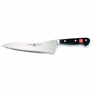 Wusthof Classic Offset Deli Knife, 8-Inch, Black, Stainless Steel