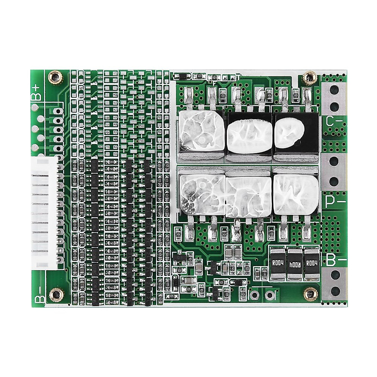 Akozon Protection Board 35A 36V 10S BMS PCB Protection Board with Balance and Heat Dink for 18650 Li-ion Battery Cell