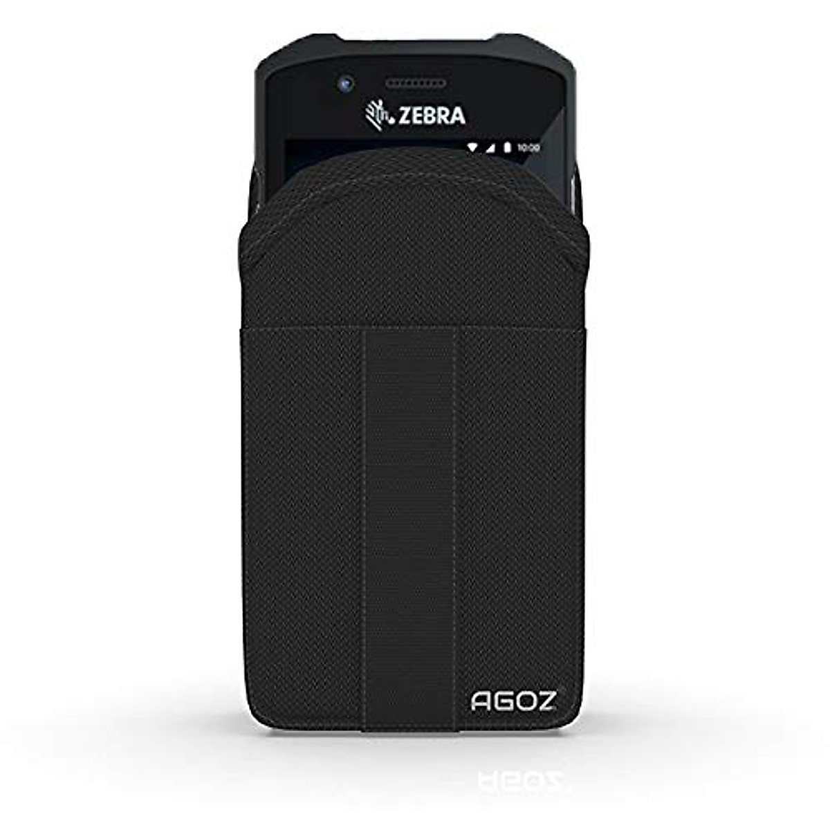 Agoz Zebra TC51 TC56 Scanner Holster, Rugged Carrying Case Pouch for Zebra TC51 TC52 TC56 TC57 TC20 TC21 TC25 TC26 MC40 MC45 Handheld Barcode Touch Mobile Computer,Cover with Metal Clip & Belt Loops