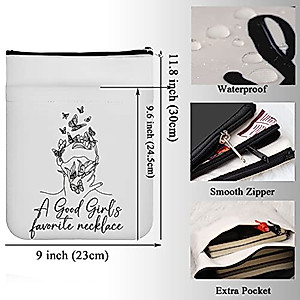 MAOFAED A Good Girl's Favorite Necklace Book Sleeve Book Lover Gift Spicy Romance Reader Smut Lover Gift (Favorite Necklace)