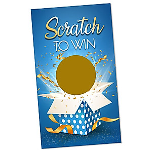 Generic What’s in The BoxScratch Off Cards-(30 Pack)-Birthday Party Scratch Off Tickets-Bridal Shower-Holiday Scratch Off-Customer and Employee Appreciation-Christmas Scratch Off