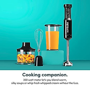 Nutribullet Immersion Blender – Deluxe Set, Black, 30 oz