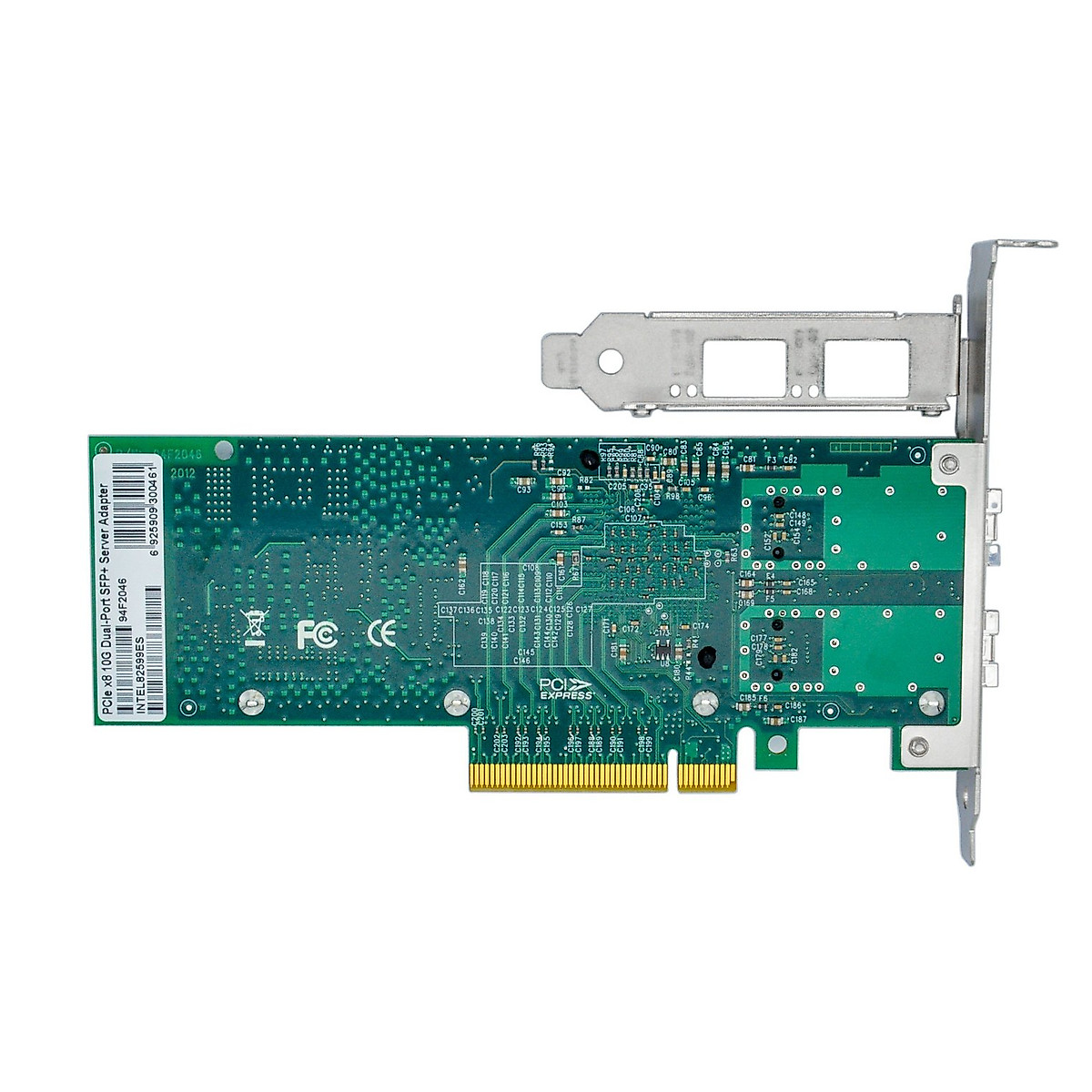 Jeirdus with Intel 82599 Chipset X520-DA2 E10G41BTDA 10G PCI-E X8 Ethernet Server Adapter NIC Dual Port SFP+