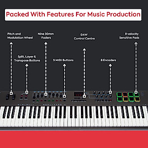 Nektar Impact LX88+ 88-Key USB MIDI Keyboard Controller
