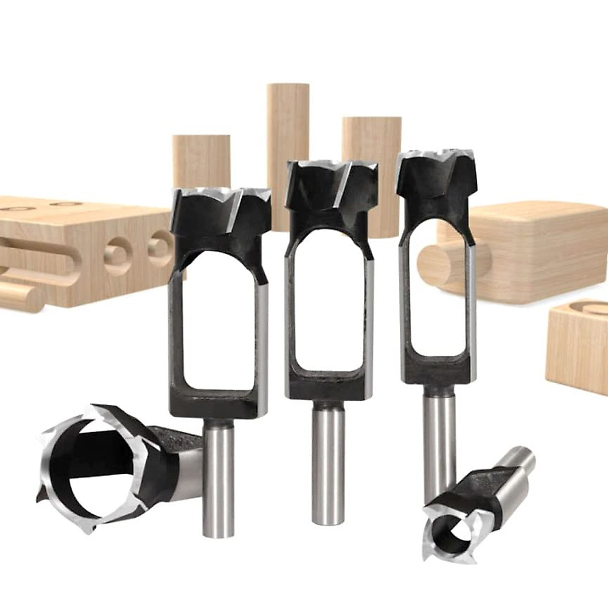 1 in. Wood Tenon Dowel Plug Cutter Tenon Cutter Plug Maker Woodworking Drill Bit