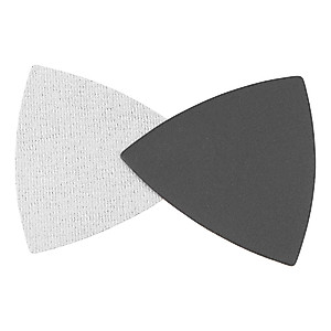 uxcell Triangular Sandpaper Hook and Loop Triangle Sanding Pad Fit 3-1/2" Oscillating Multi-Tool Silicon Carbide for Wet/Dry Use 600 Grit 10pcs