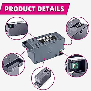 IN INTACTECH C9345 Ink Maintenance Box (C12C934591 / PXMB9) Work with ET-8550 ET-5850 ET-5880 ET-16650 ET-5800 ET-16600 WF-7840 WF-7820