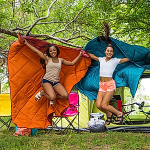 Outdoor Products 40F Rectangular Sleeping Bag with Pillow