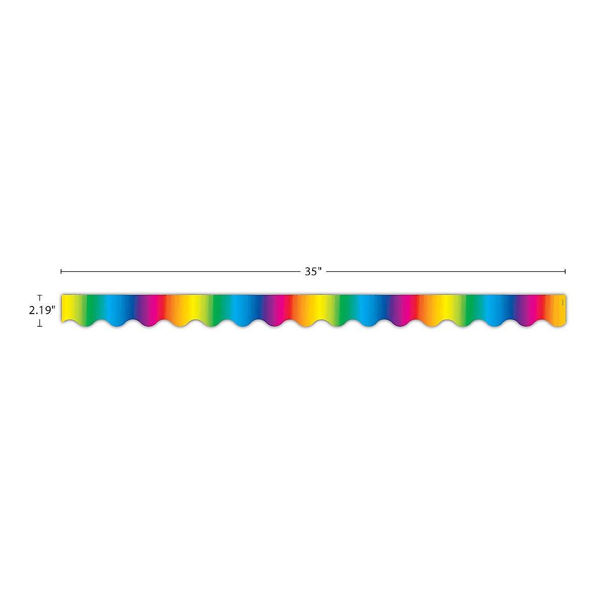 Teacher Created Resources Multicolor Border Trim, Multi Color (4177)