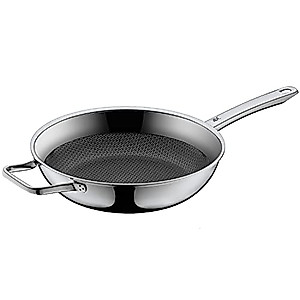 WMF Professional Resist Casserole/Frying Pan - 28 cm Diameter - Coated with a Multi-Layer Material - High Edge - Honeycomb Structure - Suitable for Induction Cookers & Ovens