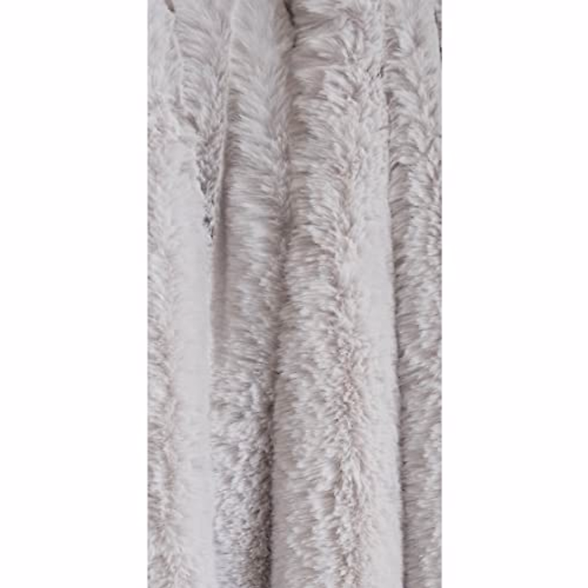 Bokser Home 50 X 70 Plush Faux Fur Throw Stone One Size