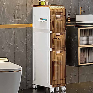 Corner Bedside Table Medicine Cabinet Storage for Bathroom Organizer for Store Toilet Paper,Books,Shampoo, Small Space Organization