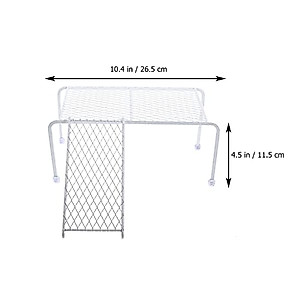 PATKAW Hamster Cage Platform Stainless Steel Rutin Chicken Rack Wire Chicken Coop Platform with Climbing Ladder for Mouses Rat Gerbil Dwarf Hamster