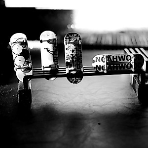 NOAHWOOD Fingerboards PRO Handmade X-Sport Wheels(No CNC)(PRO Bearing 4Pcs/Set) (White, II)