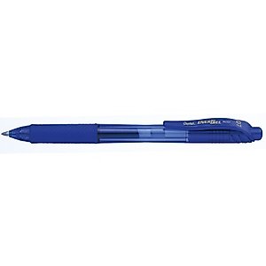 Pentel BL107C EnerGel X Roller Ball Retractable Gel Pen, Blue Ink, Medium, Dozen (BL107-C)