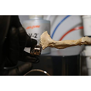 Jet-Lube V-2 - Multipurpose | Thread Sealant | Contaisn PTFE | Military Grade | Food Grade | Automotive Applications | Eco-Certified | Water-Resistant | 1/2 Lb.